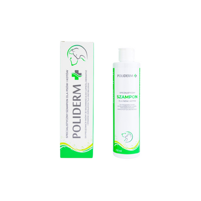 JM SANTE Poliderm Shampooing pour chiens et chats 250ml | Animalerie ZooArt